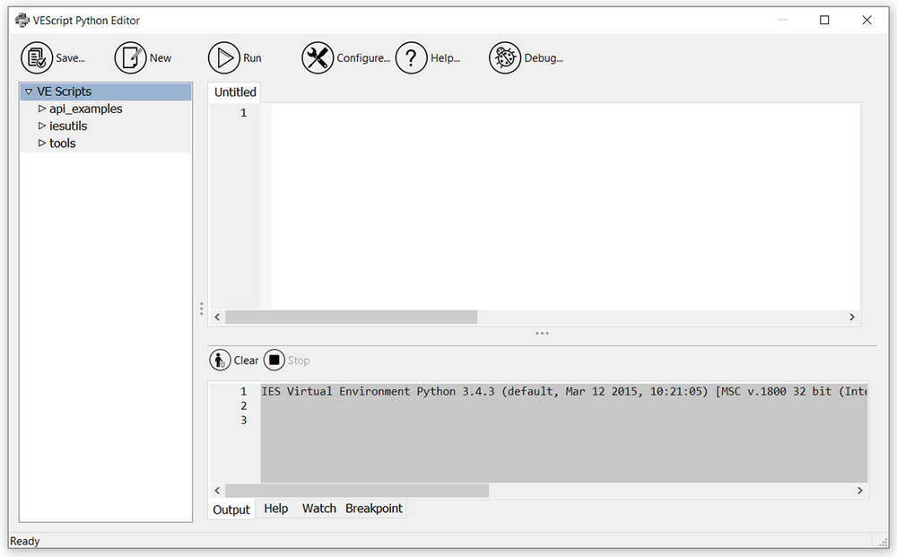 Using Python with IES-VE
