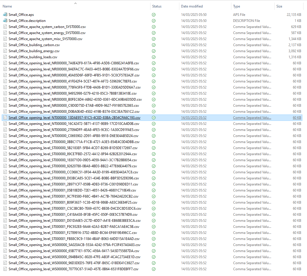 How to export results from IES using Python